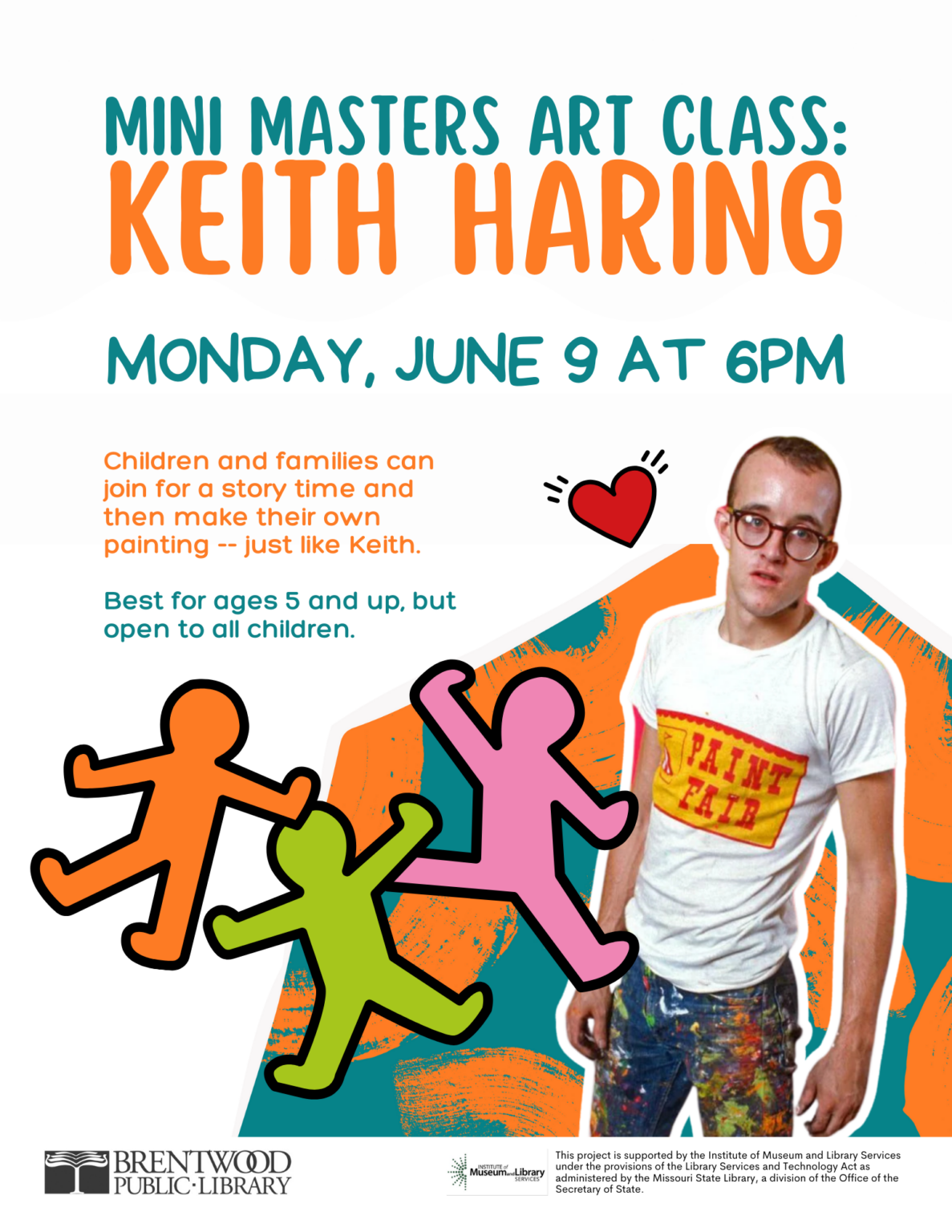 Mini Masters Art Class: Keith Haring - Brentwood Public Library