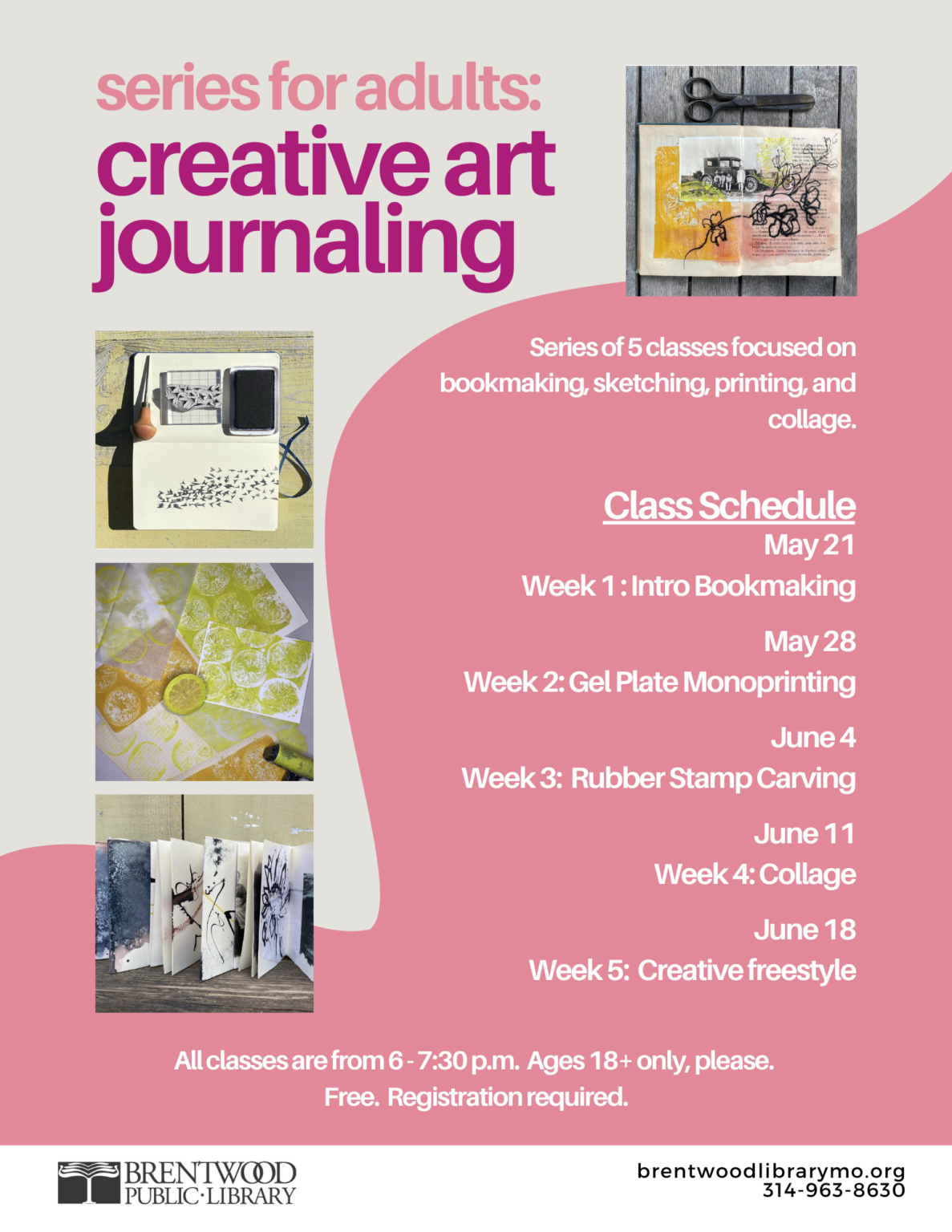 Creative Art Journaling: Collage - Brentwood Public Library